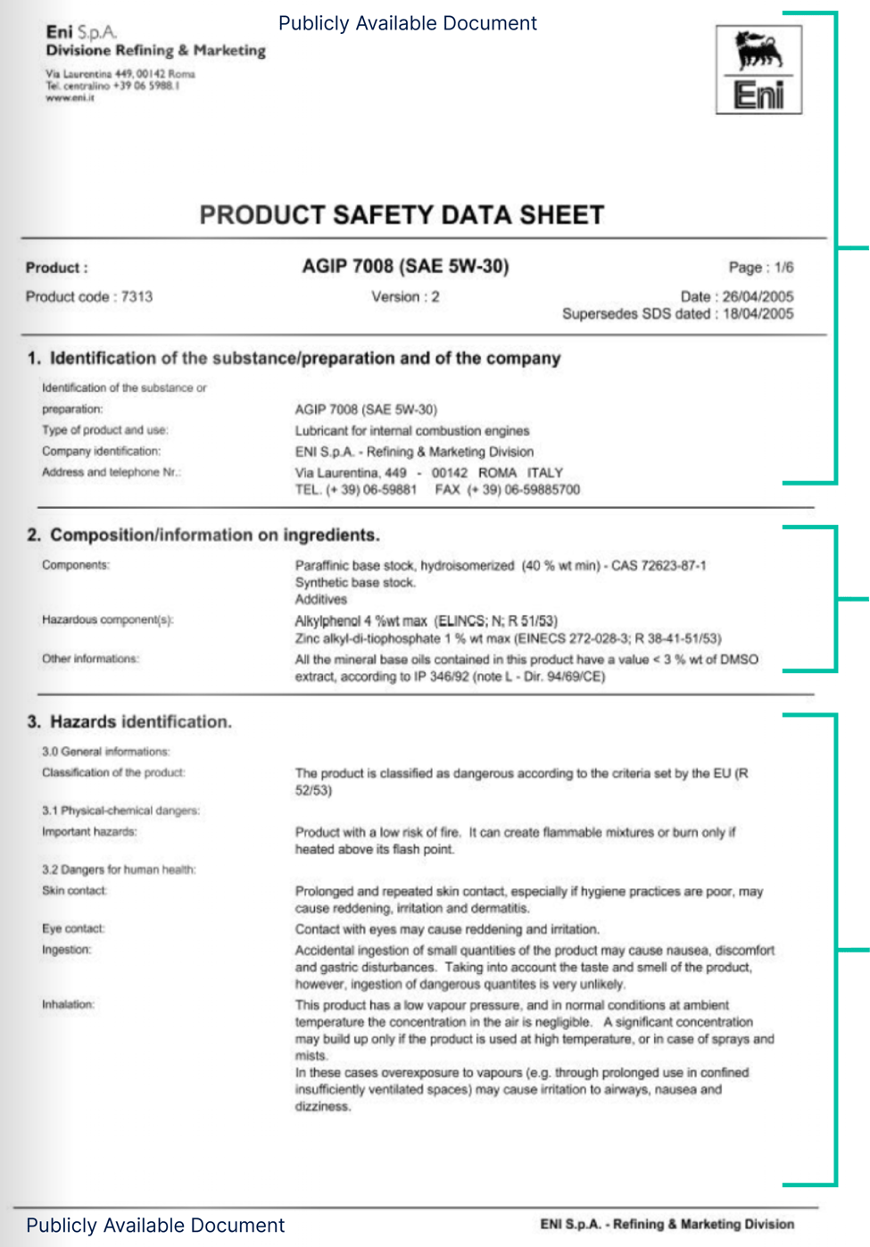 Extract Data From Safety Data Sheets | Acodis